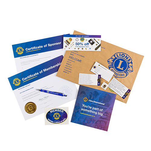 NEW MEMBER INDUCTION KIT — Lions Clubs International