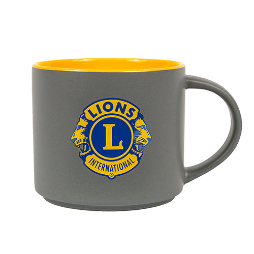 LCI GRAY MUG - Lions Clubs International