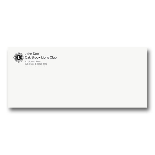 LIONS CLUB ENVELOPES — Lions Clubs International